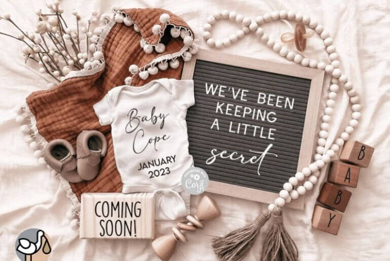 25+ Fresh Pregnancy Announcement Letter Board Ideas - Mindfulness Mama