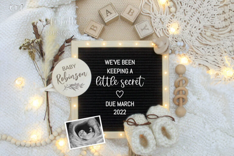 25+ Fresh Pregnancy Announcement Letter Board Ideas - Mindfulness Mama