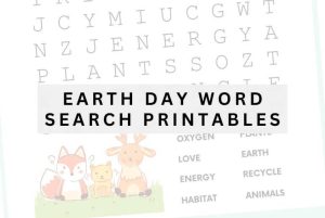 Earth Day Word Search Printables That Make Learning Green Fun ...