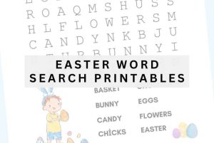 2 Easter Word Search Printables to Brighten Your Holiday Baskets ...